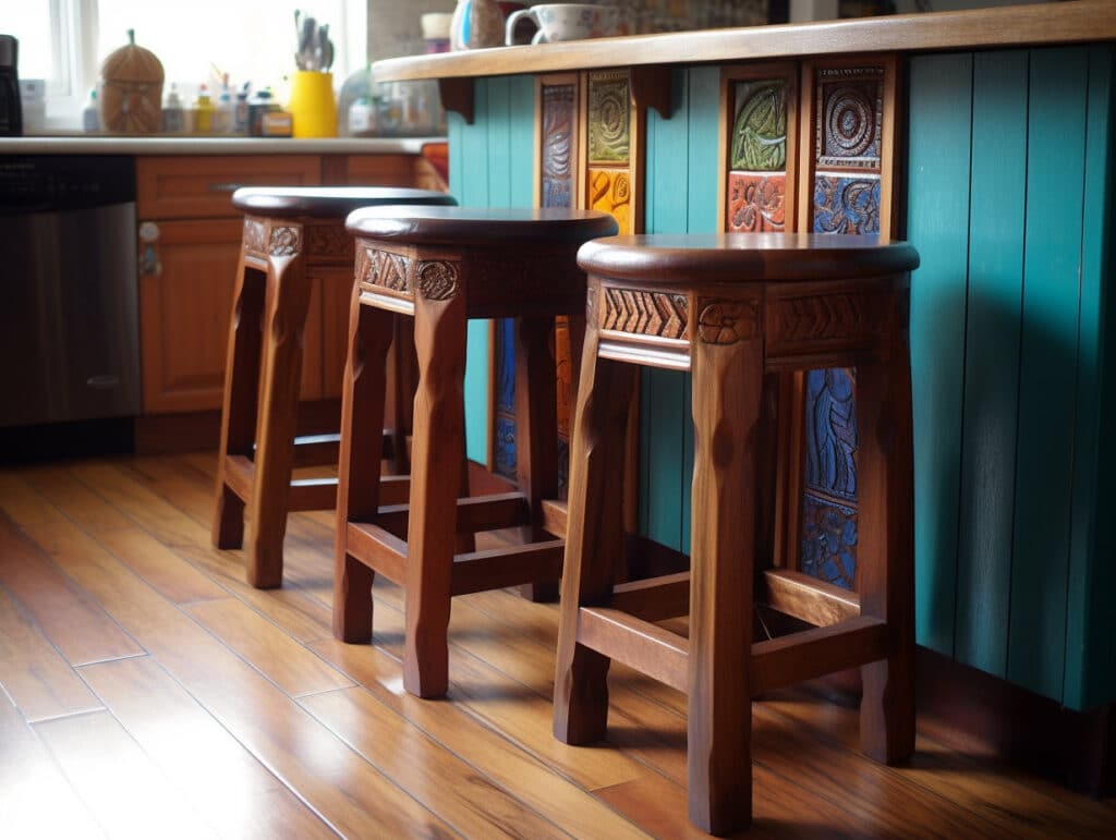 Bespoke Counter Stools - Iris Bespoke Furnishing