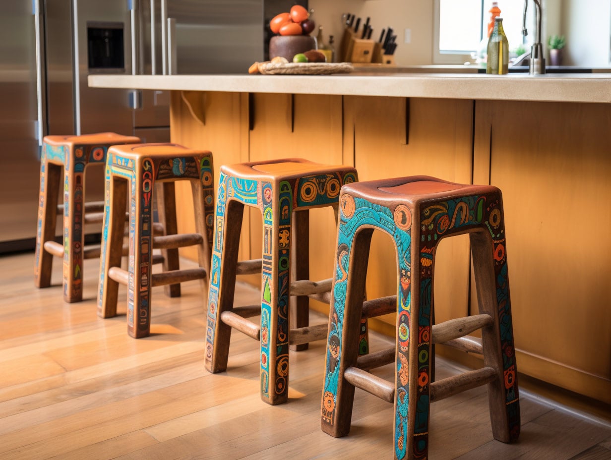 Bespoke Counter Stools - Iris Bespoke Furnishing